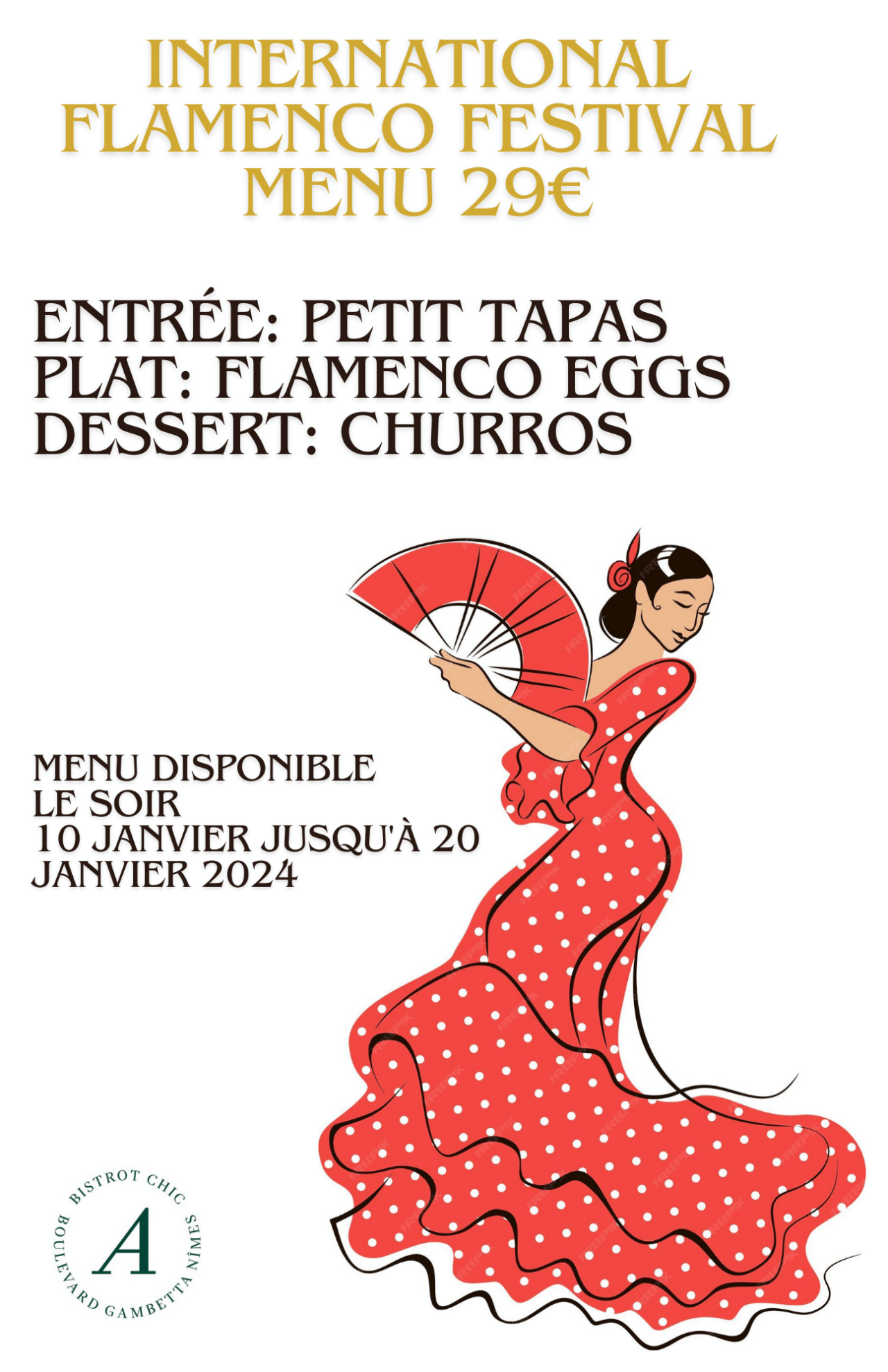 Menu midi - L'accent